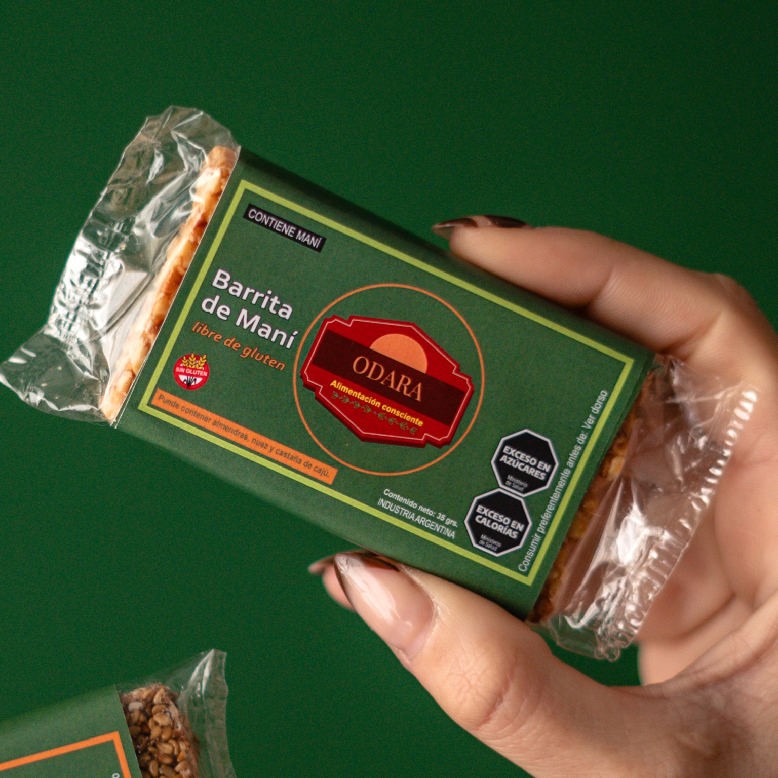 Barrita de maní – Barrita artesanal (12 uds.)